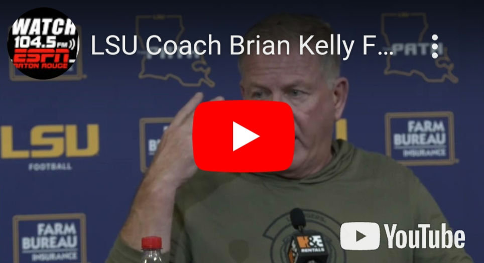 HEAD COACH BRIAN KELLY PRESS CONFERENCE POST FLORIDA / TALKS TARGETING ...