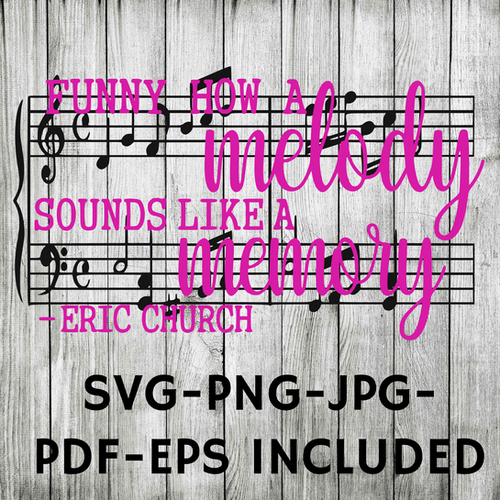 funny how a melody sounds like a memory SVG | CorinneBlackstone