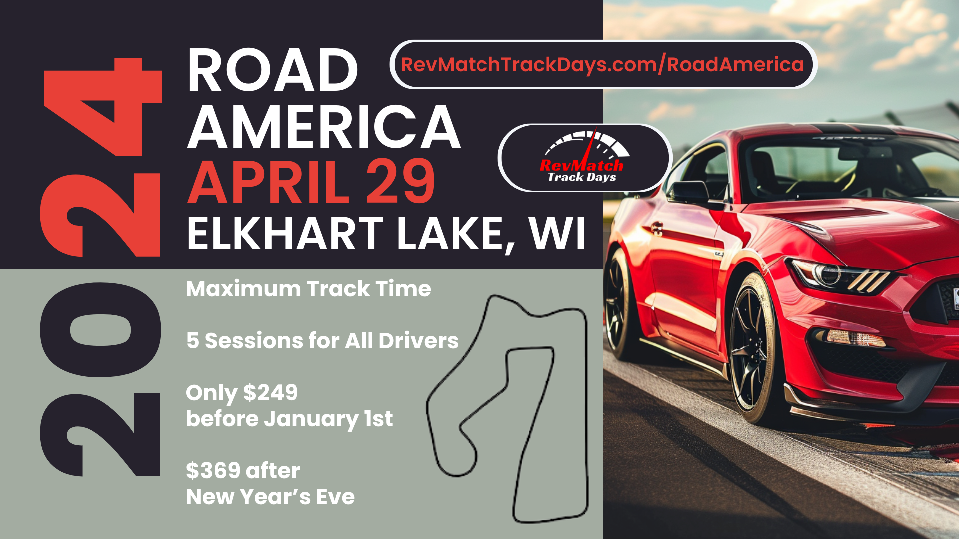 Road America, Monday April 29th | RevMatch Track Days