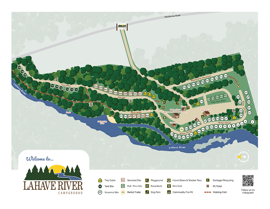 Camping | LaHave River Campground | Lunenburg, Nova Scotia