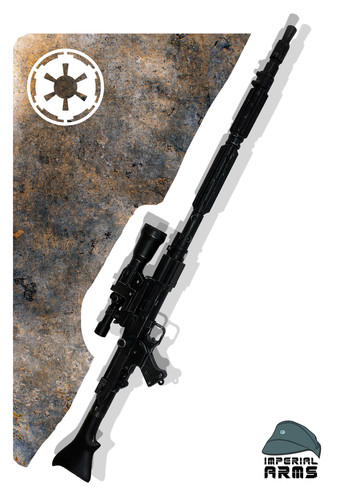 Imperial DLT-19X Star Wars Deconstructable Sniper Rifle Replica Prop ...