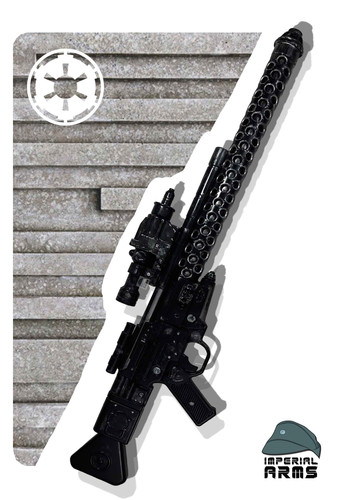 DLT-20A Long-Barreled Imperial Blaster Replica | 1 : 1 Scale Prop
