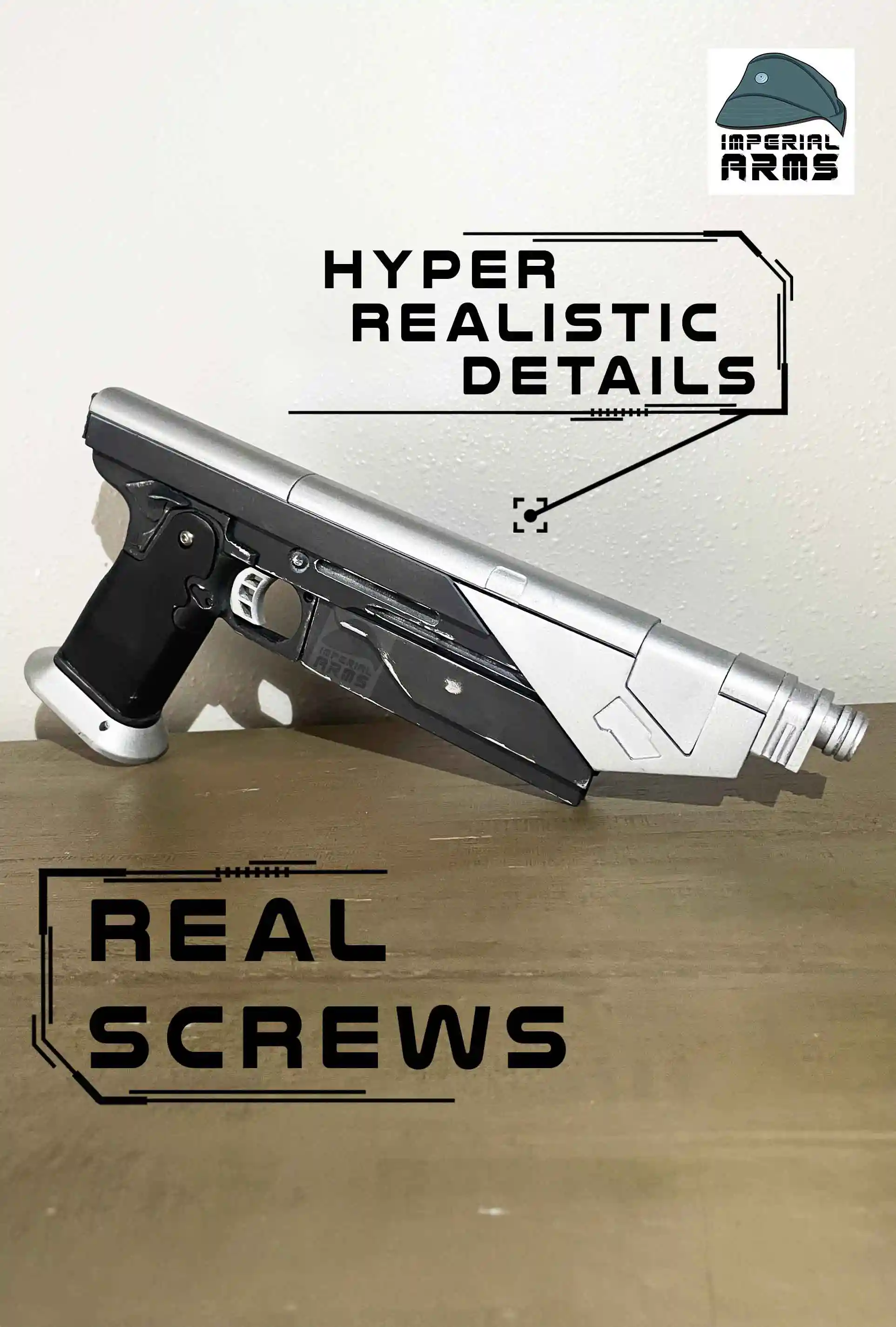 Westar 35 Live Action Death Watch Star Wars Custom Blaster Pistol Prop ...