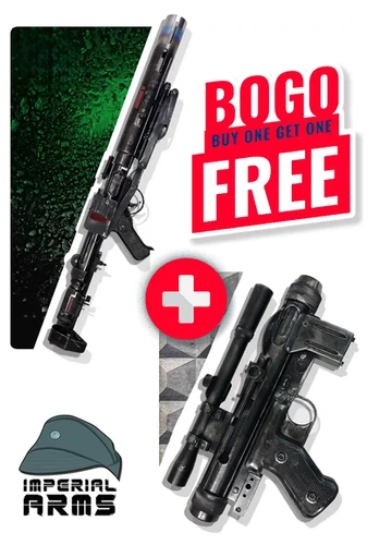 BOGO E-11D & SE-14R Rogue One Blaster Replica Set | Star Wars Custom Props