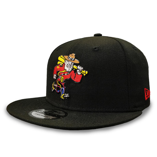 Vancouver Canadians New Era Liquid Metal Mountie All Black 9FIFTY ...