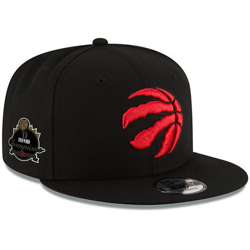 Toronto Raptors Red Claw 2019 Final Champions Side Patch New Era Black ...