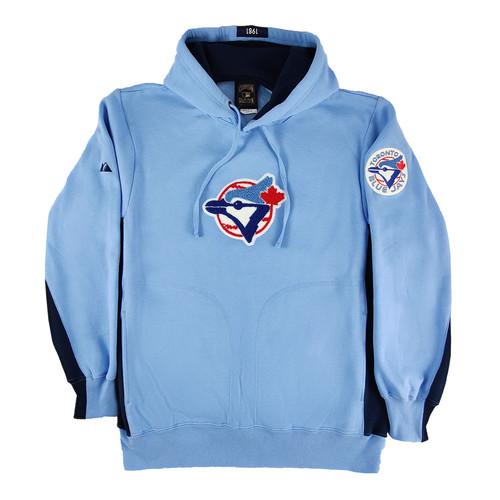 Men's Toronto Blue Jays Cooperstown Majestic Blue/Navy Hoodie