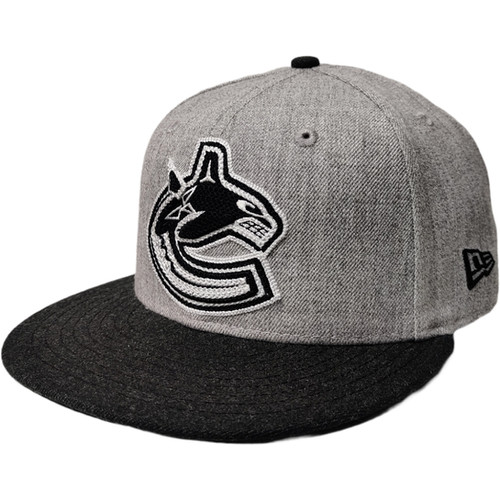 Vancouver Canucks Orca Two-tone Grey New Era 59FIFTY Fitted Hat ...