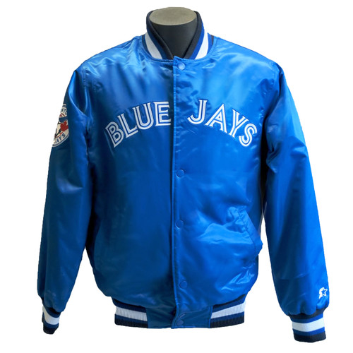 Men's Toronto Blue Jays Starter Royal Blue Satin Jacket | VancitysportsShop