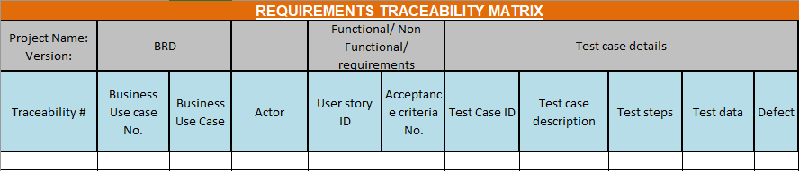 Requirement traceability matrix - maxbzz