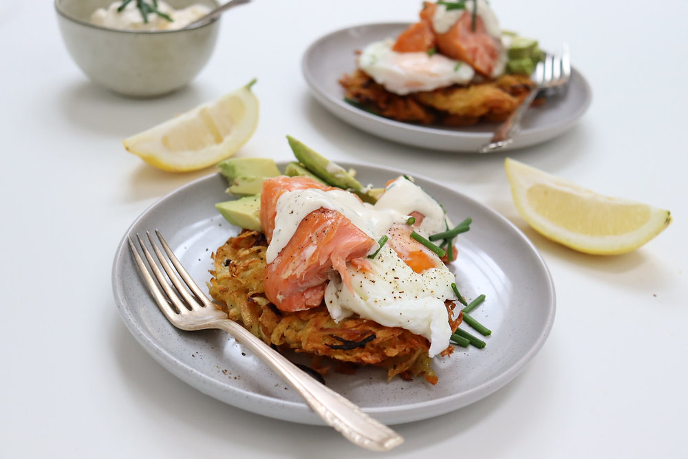 Easy potato hash cakes
