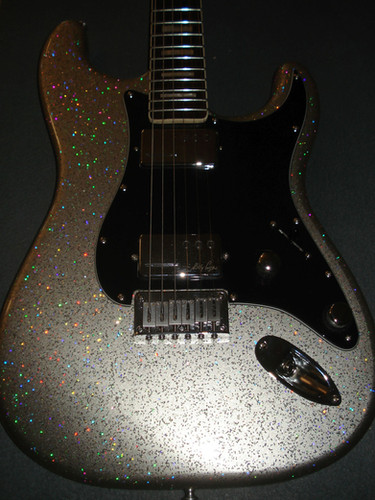 DTM Strat Prismatic Silver Sparkle | Dtm Guitarworks