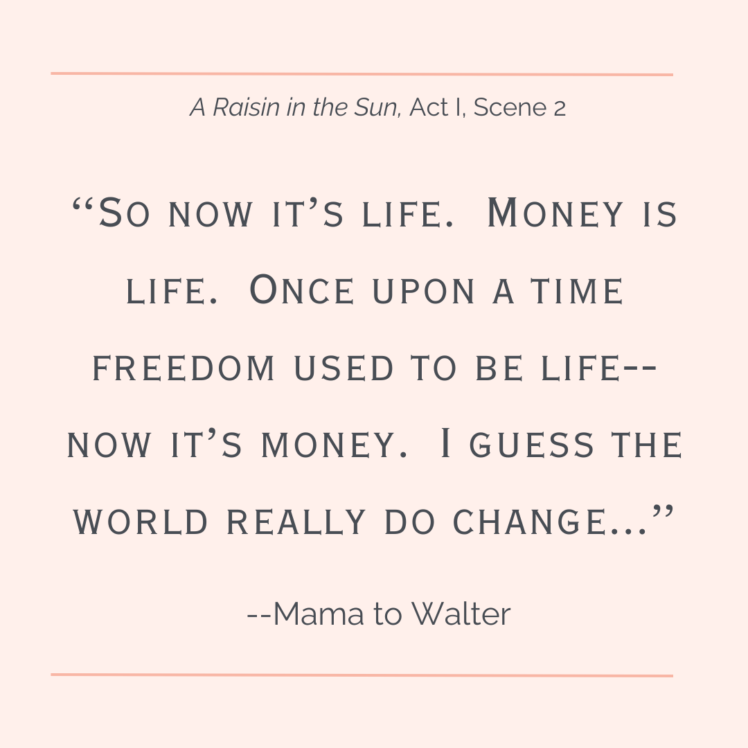 A Raisin in the Sun & The American Dream