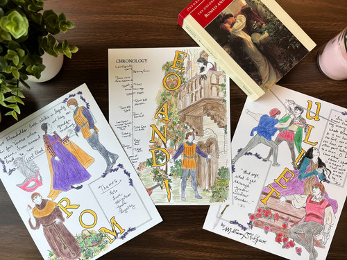 Romeo and Juliet by William Shakespeare Collaborative Poster | Meredith ...
