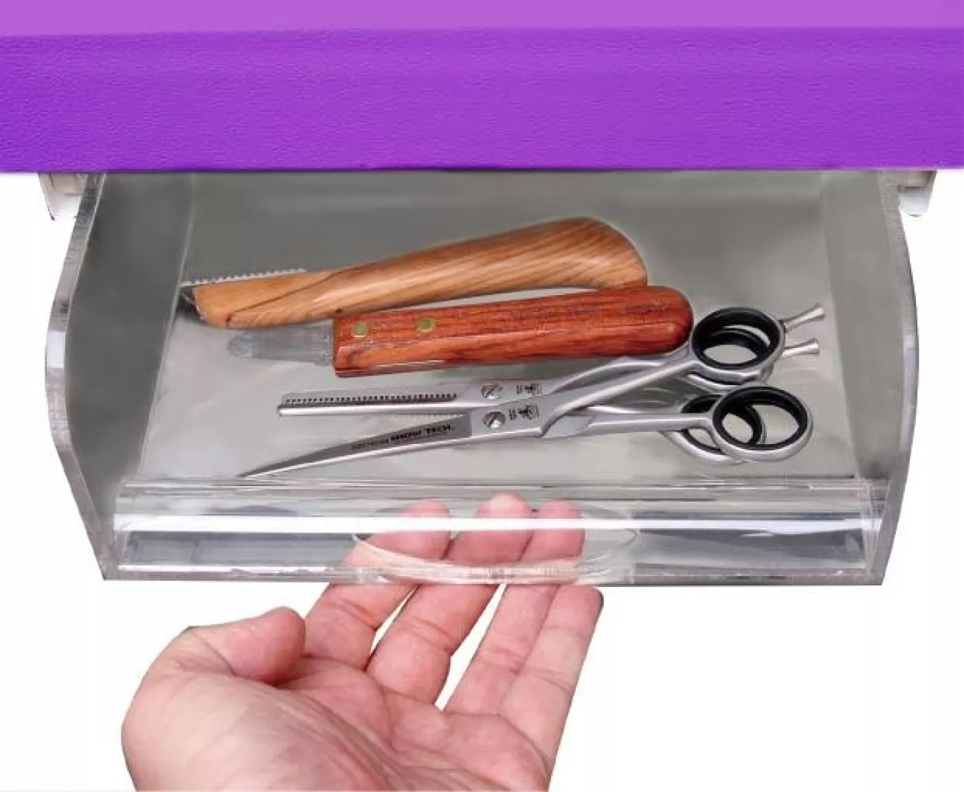 Pro Electric Lift Grooming Table - Purple & Pearl | K9Reproduction