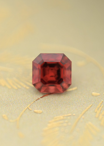Asscher cut Garnet 0.95ct | Magus Gems