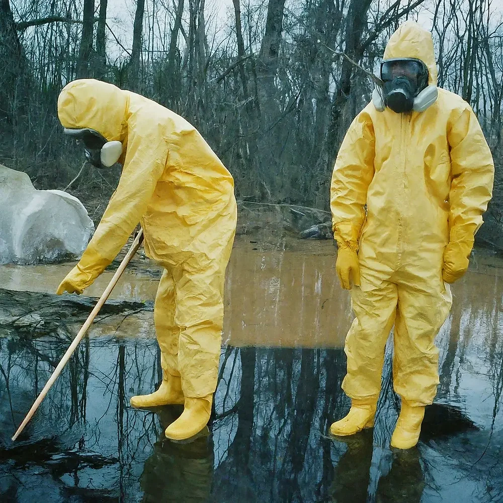 What Safety Measures Are Taken During Industrial Accident Cleanup?