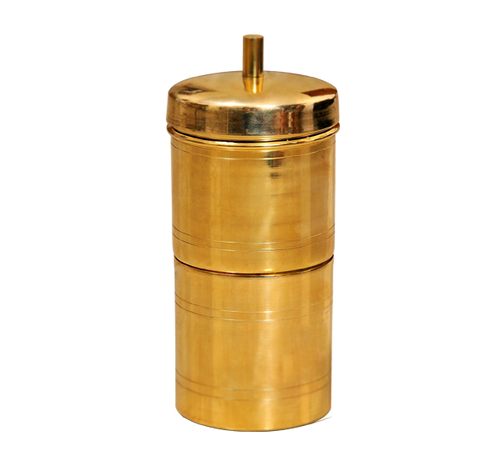 Traditional Brass Indian Coffee Filter | Chennai Filter Coffe