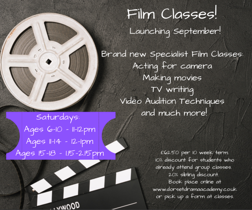 FILM CLASSES LAUNCHING!