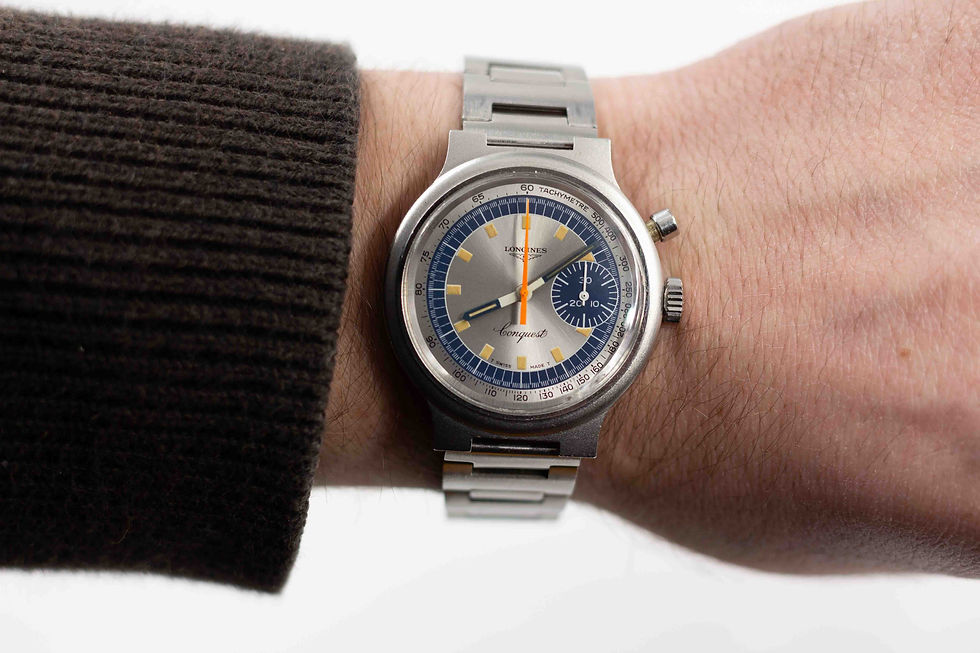 Longines Olympic Monopusher 1972 Munich Olympic Games 36mm Valjoux 236 ...