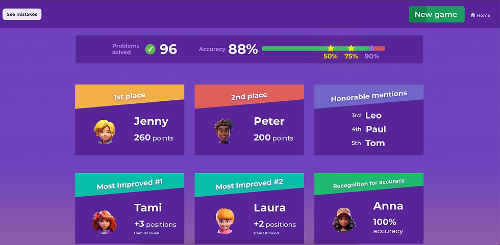 How to Play a Group Game on 99math