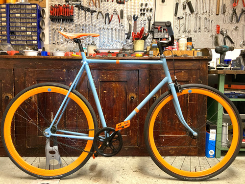 Gulf inspired singlespeed/fixie (verkocht) | Fraai Staal