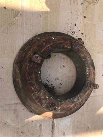 6374 Fordson super major front wheel weight marked Fomoco | Pocock