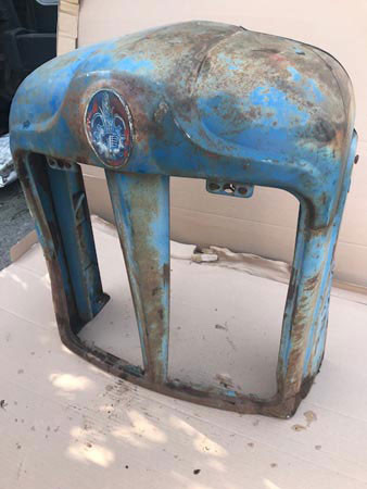 6192 Fordson Major cowl needs repairs | Pocock