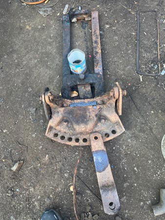 7120 Fordson Major etc complete drawbar assy | Pocock