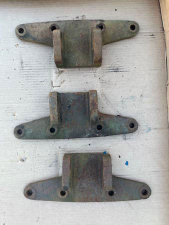 7037 Fordson super major top link brackets - each | Pocock