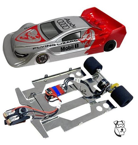 MID-0380A 1/24 Turbo-flex Audi DTM RTR w/3000KB Brushless Motor | Mrslotcar