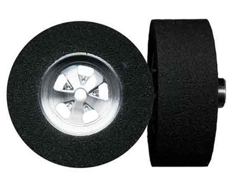 JDS-7028-400 3/32 x 1 3/16 x .400 SS Cragar Rear Drag Wheels | Mrslotcar