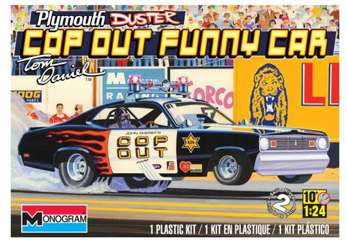 Monogram 4093 Plymouth Duster Cop Out Funny Car | Mrslotcar