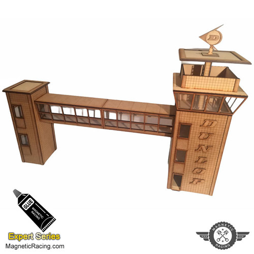 MAGNETIC RACING-006 Control Tower and Crosswalk (Dunlop) | Mrslotcar