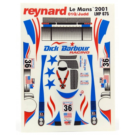 JK-7033ST 1/32 Reynard 2 Kq Decal Sheet | Mrslotcar