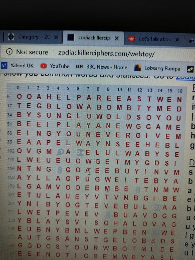 Zodiac's Z340 Cipher Solved???