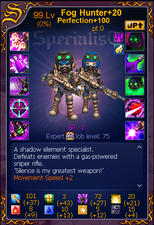 Nostale Dragonveil +20/100 Fog Hunter Card | Esxgame