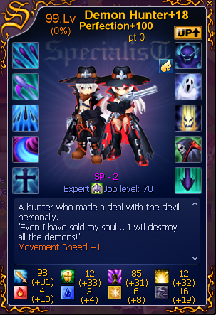 Nostale Dragonveil +18/100 Demon Hunter Card | Esxgame