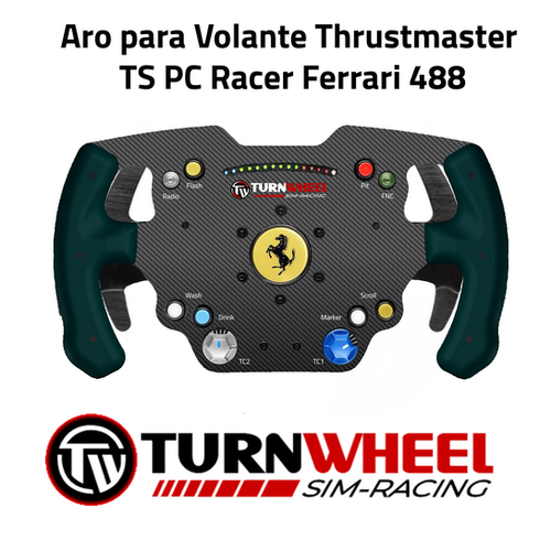 Add-on Aro F1 Para Volante Thrustmaster Ts-pc 488 | Turnwheel