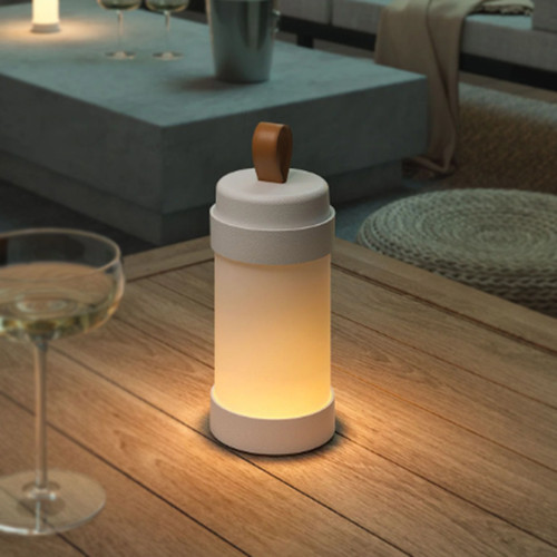 Sompex Alva LED Outdoor Table Lamp - White | Flaming Queen Home