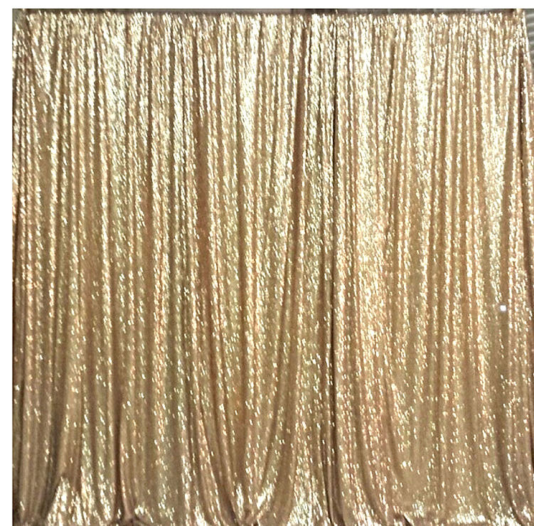 Gold Sequin Photo booth Backdrop from 3 by 3 m