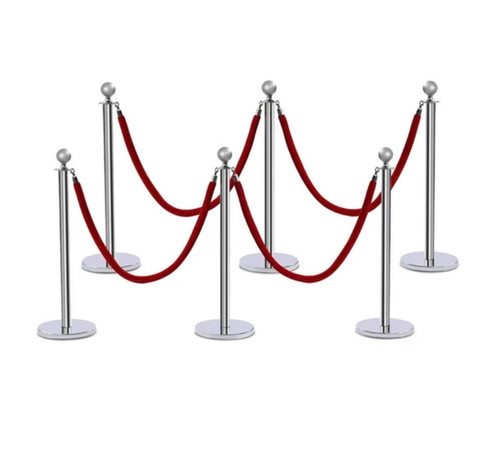 Silver Bollards | Wow Weddings Hire