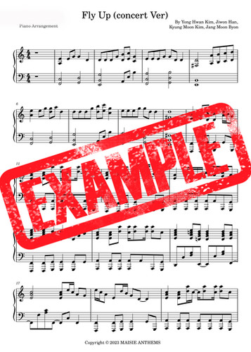 Lookism - Fly Up Sheet Music | Piano Go Life