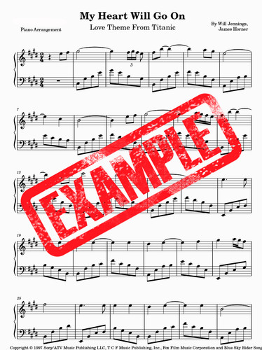 Titanic - My Heart Will Go On Sheet Music | Piano Go Life