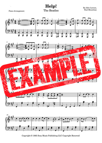 The Beatles - Help! Sheet Music | Piano Go Life