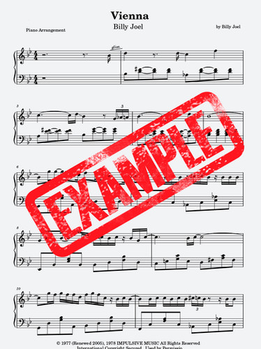 Billy Joel - Vienna Sheet Music | Piano Go Life