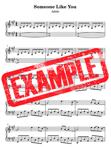 Adele - Someone Like You Sheet Music | Piano Go Life