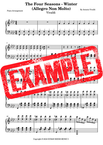 Vivaldi - Four Seasons: Winter I Allegro Non-Molto | Piano Go Life