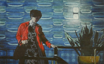 paintings inspired by interlace effects | Jens Hesse