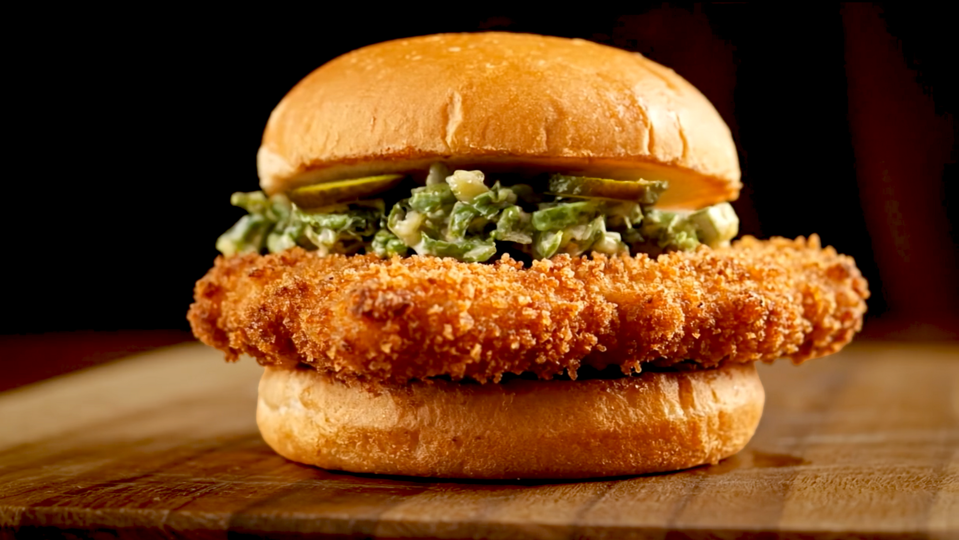 Crispy Pork Schnitzel Sliders with Brussels Slaw | Chewed Up